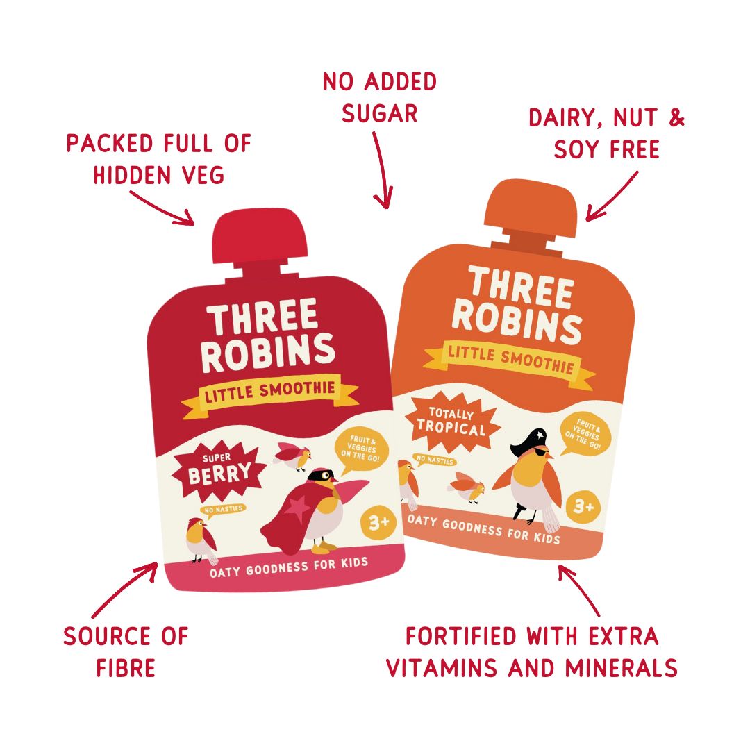 Three Robins - Fortified Oat Drinks for Families